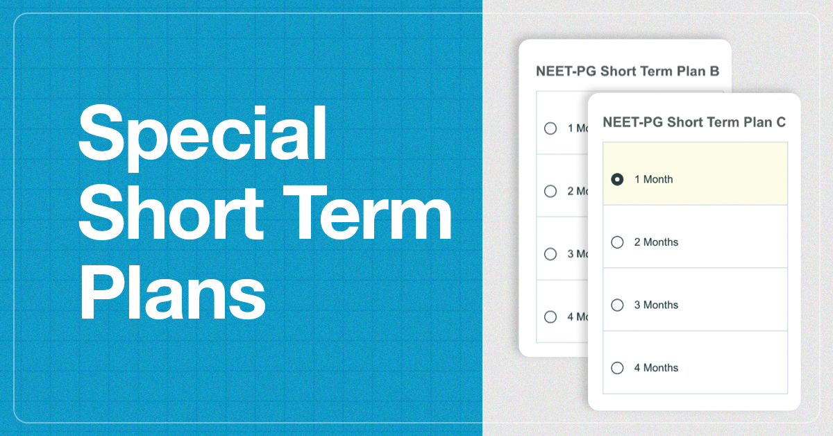 Special Short-Term Plans in view of the NEET-PG postponement - Marrow