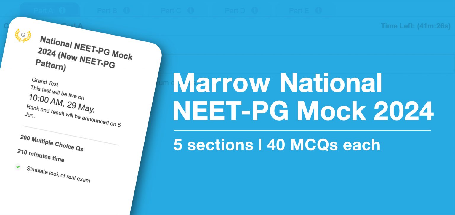Marrow National NEET-PG Mock 2024 - New Pattern - Marrow
