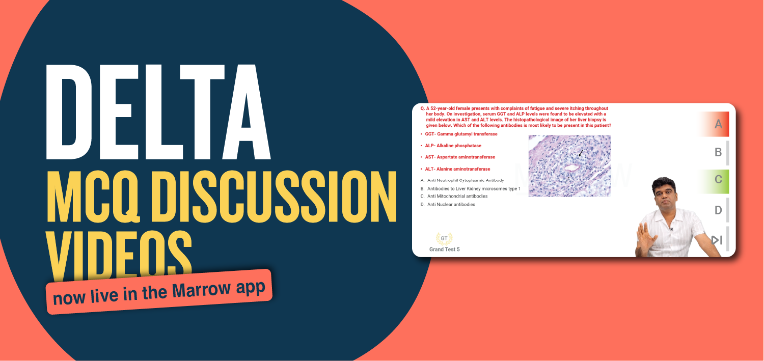 Delta MCQ Discussion Videos - Now live in the Marrow app - Marrow