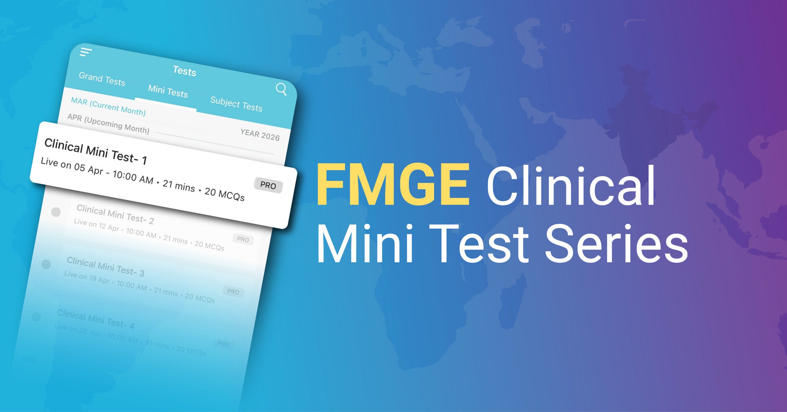 FMGE Clinical Mini Test Series | Starts from April 5, 2026 - Marrow